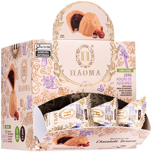 Promo Box Bombom Chocolate Branco | Linha Stevia – Haoma